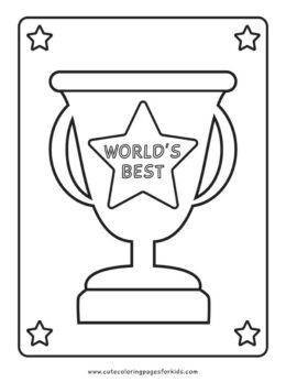 Trophy Coloring Pages - Cute Coloring Pages For Kids