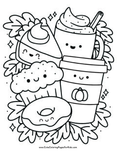 16 Fall Coloring Pages (Free Printable PDF Downloads) - Cute Coloring ...