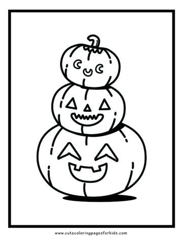 18 Cute Halloween Coloring Pages (Free Printable PDFs) - Cute Coloring ...