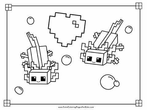 Minecraft Coloring Pages - Cute Coloring Pages For Kids