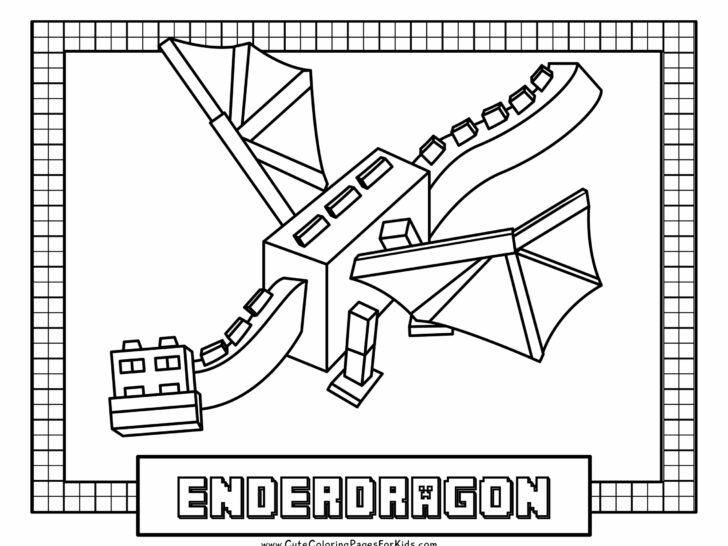 Minecraft Coloring Pages - Cute Coloring Pages For Kids