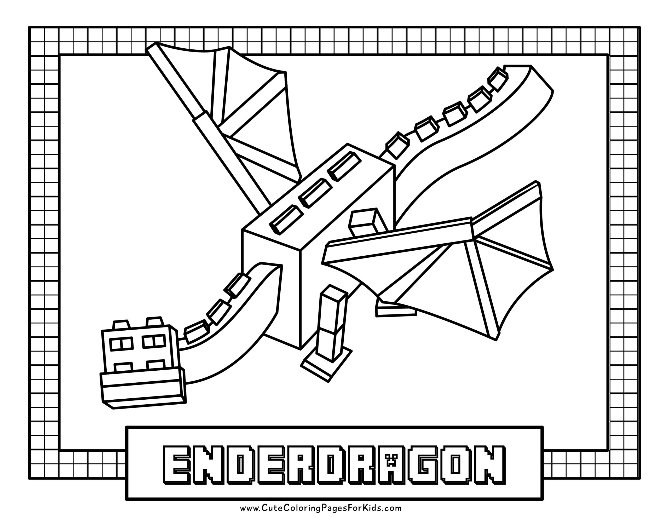 Minecraft Coloring Pages - Cute Coloring Pages For Kids