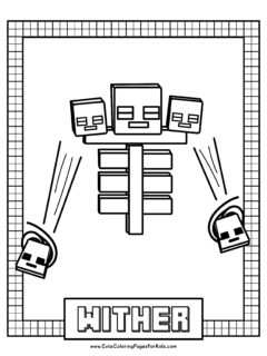 Minecraft Coloring Pages - Cute Coloring Pages For Kids