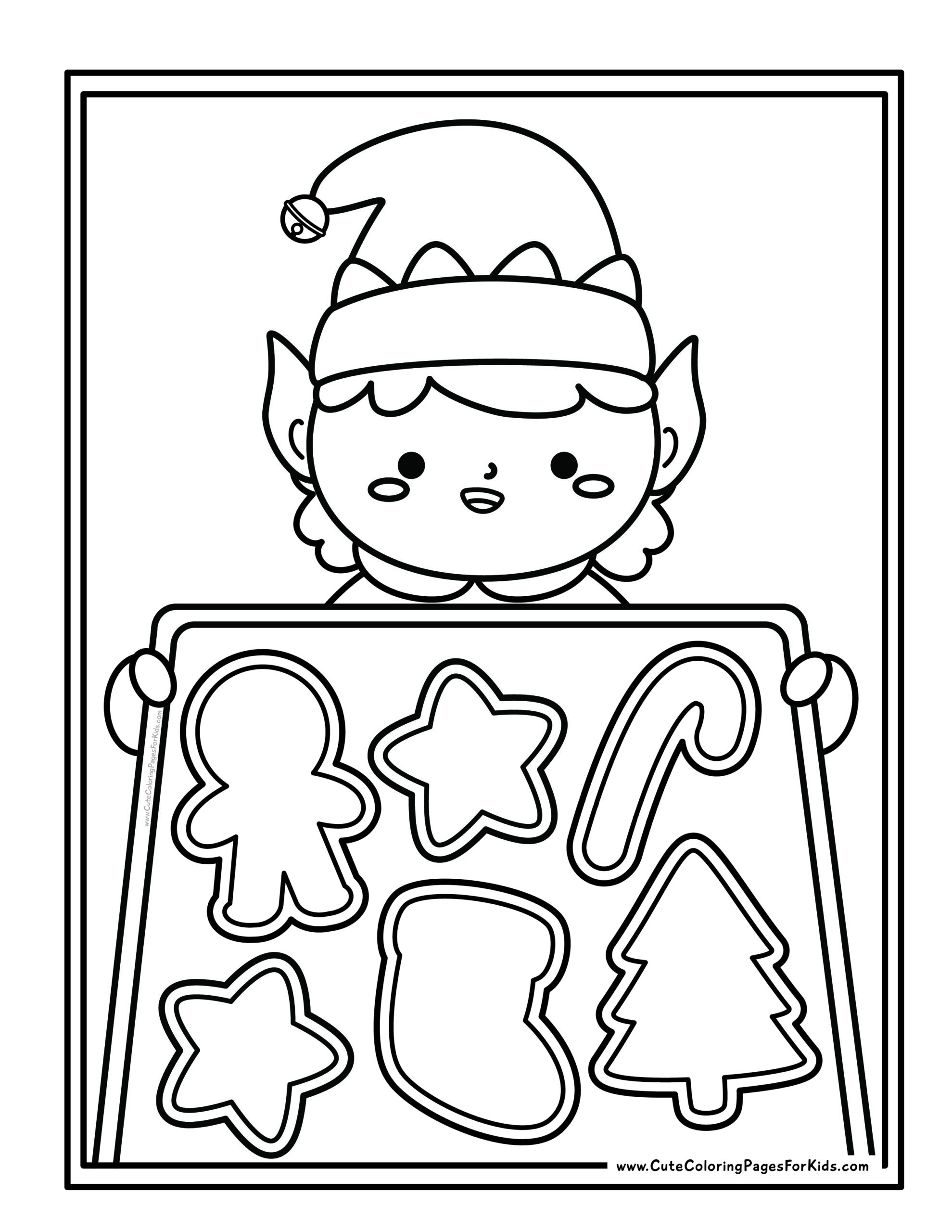 Christmas Coloring Pages: 25 Cute, Free Printable Downloads - Cute ...