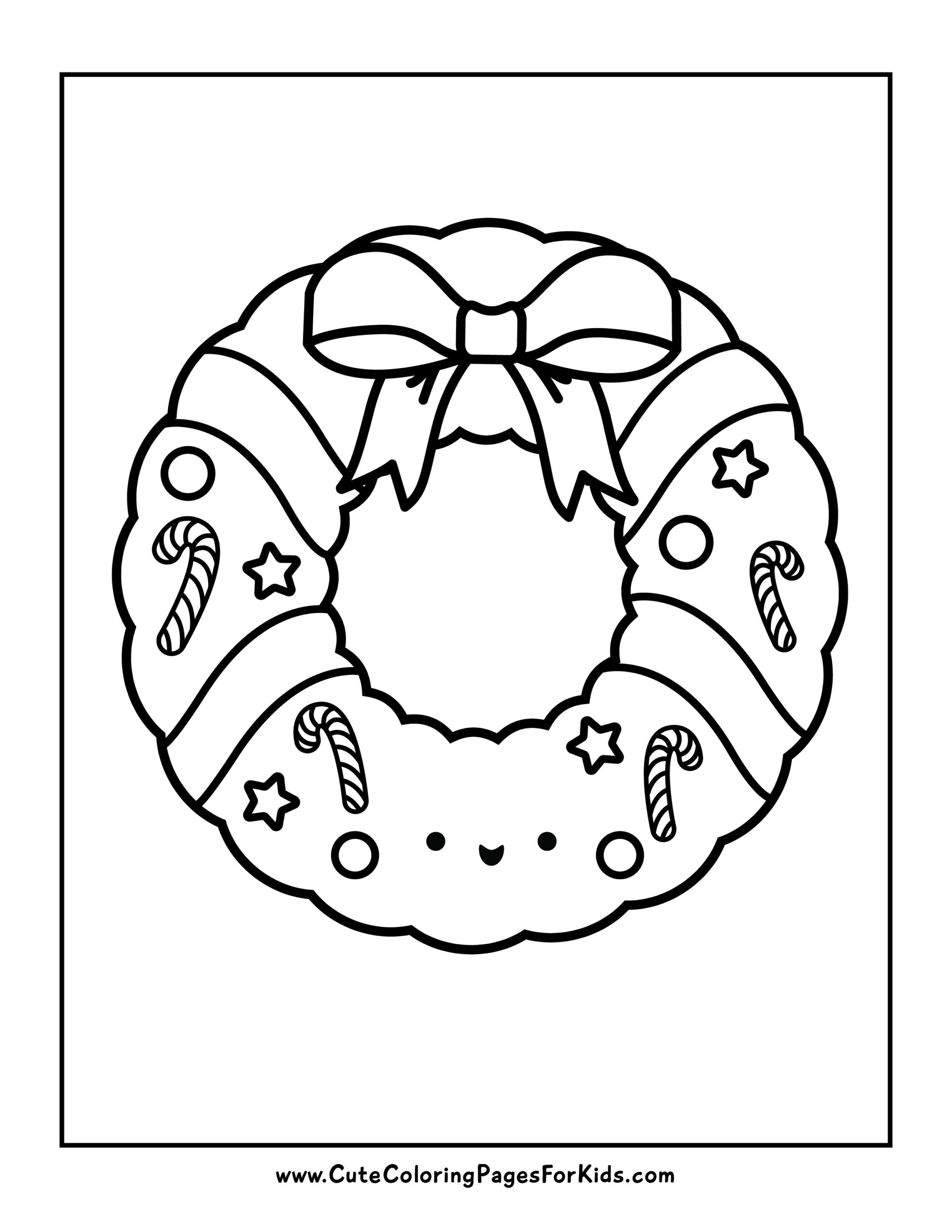 Christmas Coloring Pages: 25 Cute, Free Printable Downloads - Cute ...