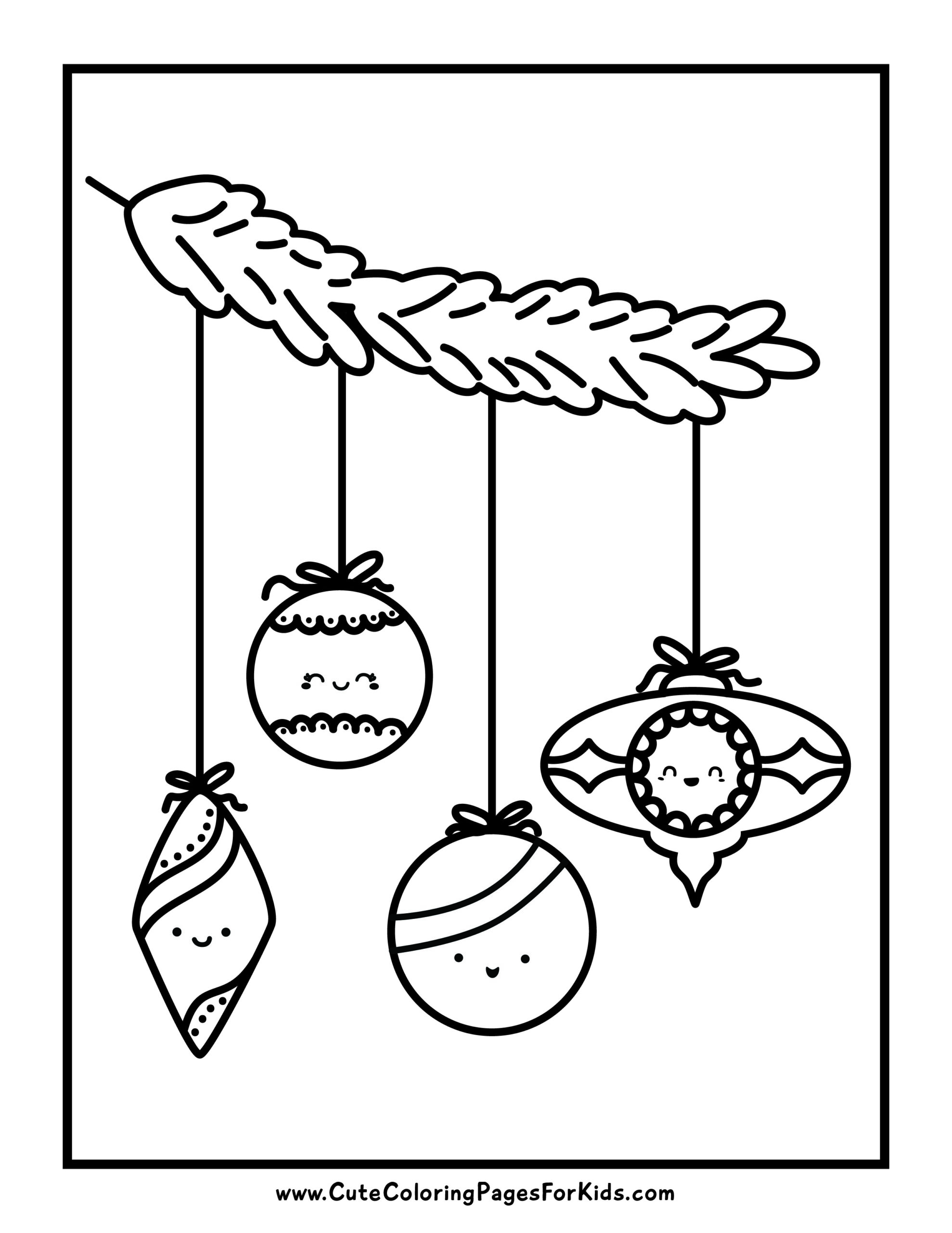 Christmas Coloring Pages: 10 Cute, Free Printable Downloads - Cute ...