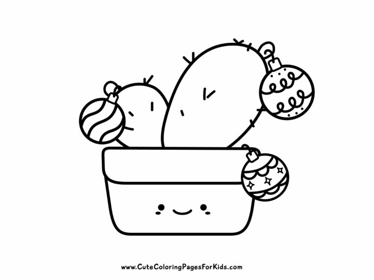 Christmas Coloring Pages: 10 Cute, Free Printable Downloads - Cute ...