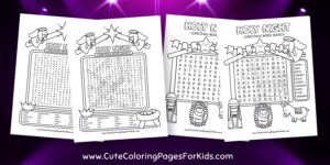 Religious Christmas Word Search - Cute Coloring Pages For Kids