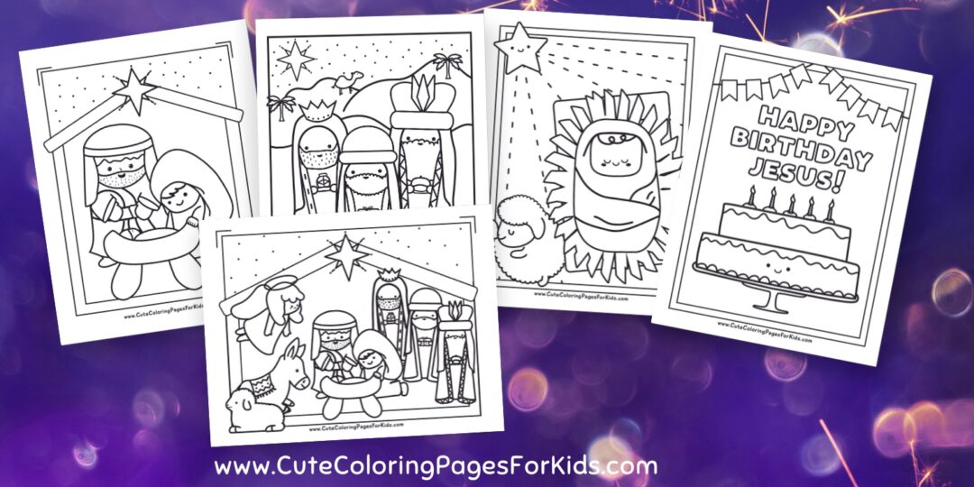 Religious Christmas Coloring Pages - Cute Coloring Pages For Kids