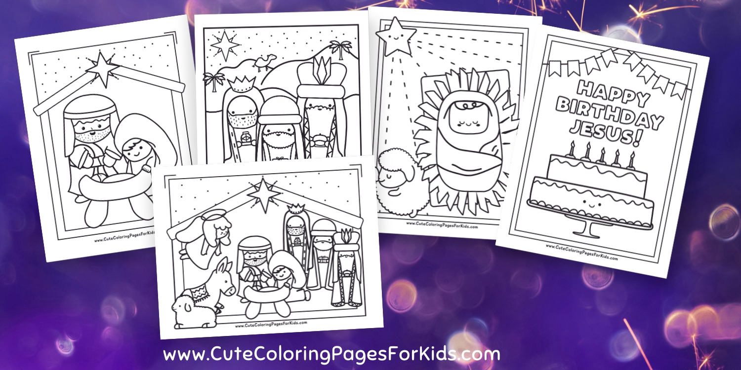 Religious Christmas Coloring Pages - Cute Coloring Pages For Kids