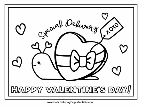 Valentine's Day Coloring Pages: Free Printable PDFs - Cute Coloring ...