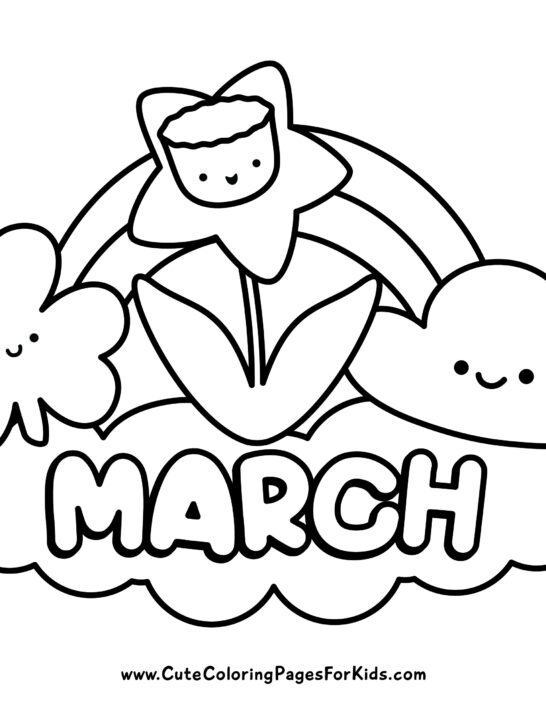 Free Printable Spring Word Search for Kids - Cute Coloring Pages For Kids
