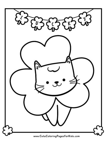 St. Patrick's Day Coloring Pages: 7 Free Printable PDFs - Cute Coloring ...