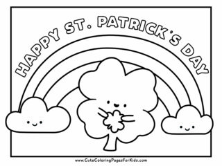 St. Patrick's Day Coloring Pages: 7 Free Printable PDFs - Cute Coloring ...