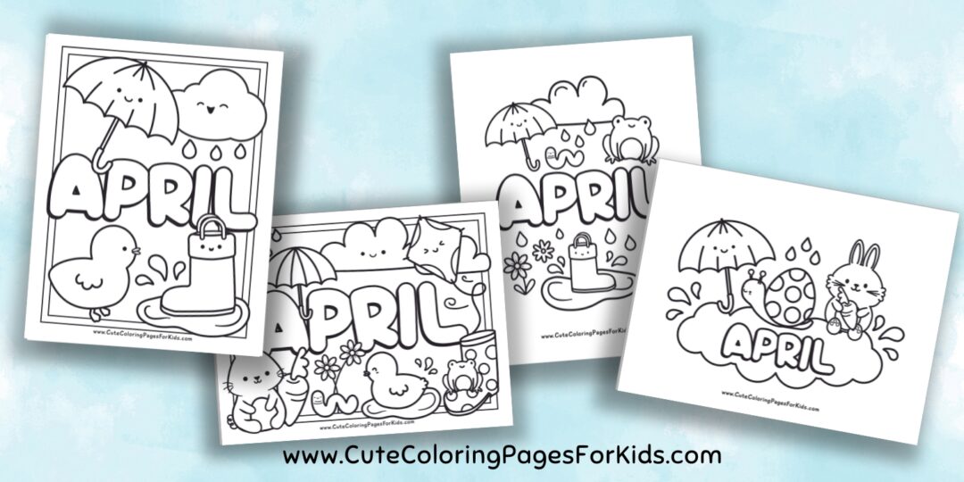 April Coloring Pages - Cute Coloring Pages For Kids