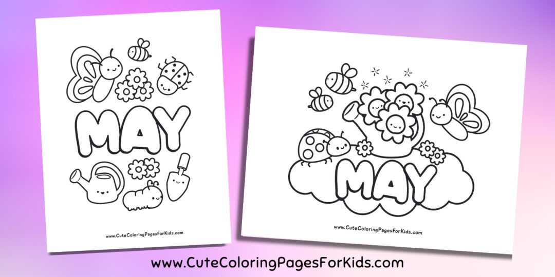 May Coloring Pages - Cute Coloring Pages For Kids