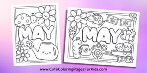 May Coloring Pages - Cute Coloring Pages For Kids