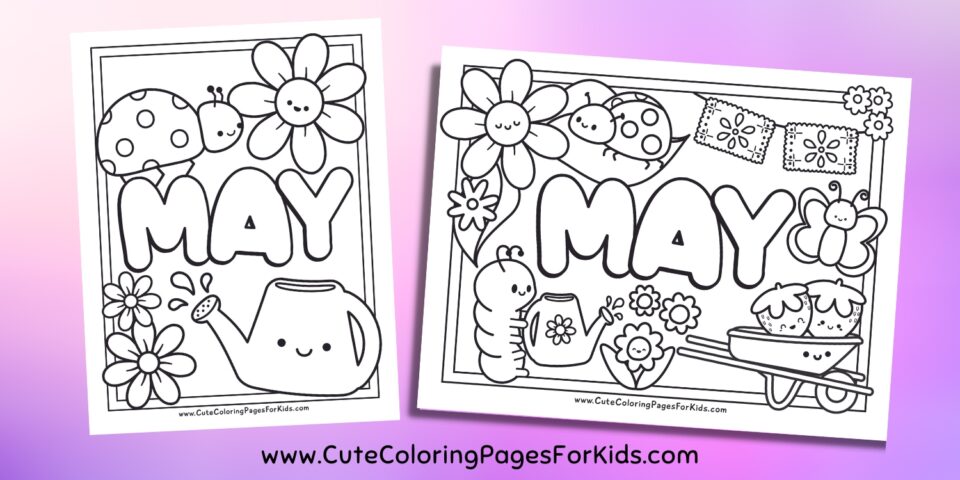 May Coloring Pages - Cute Coloring Pages For Kids