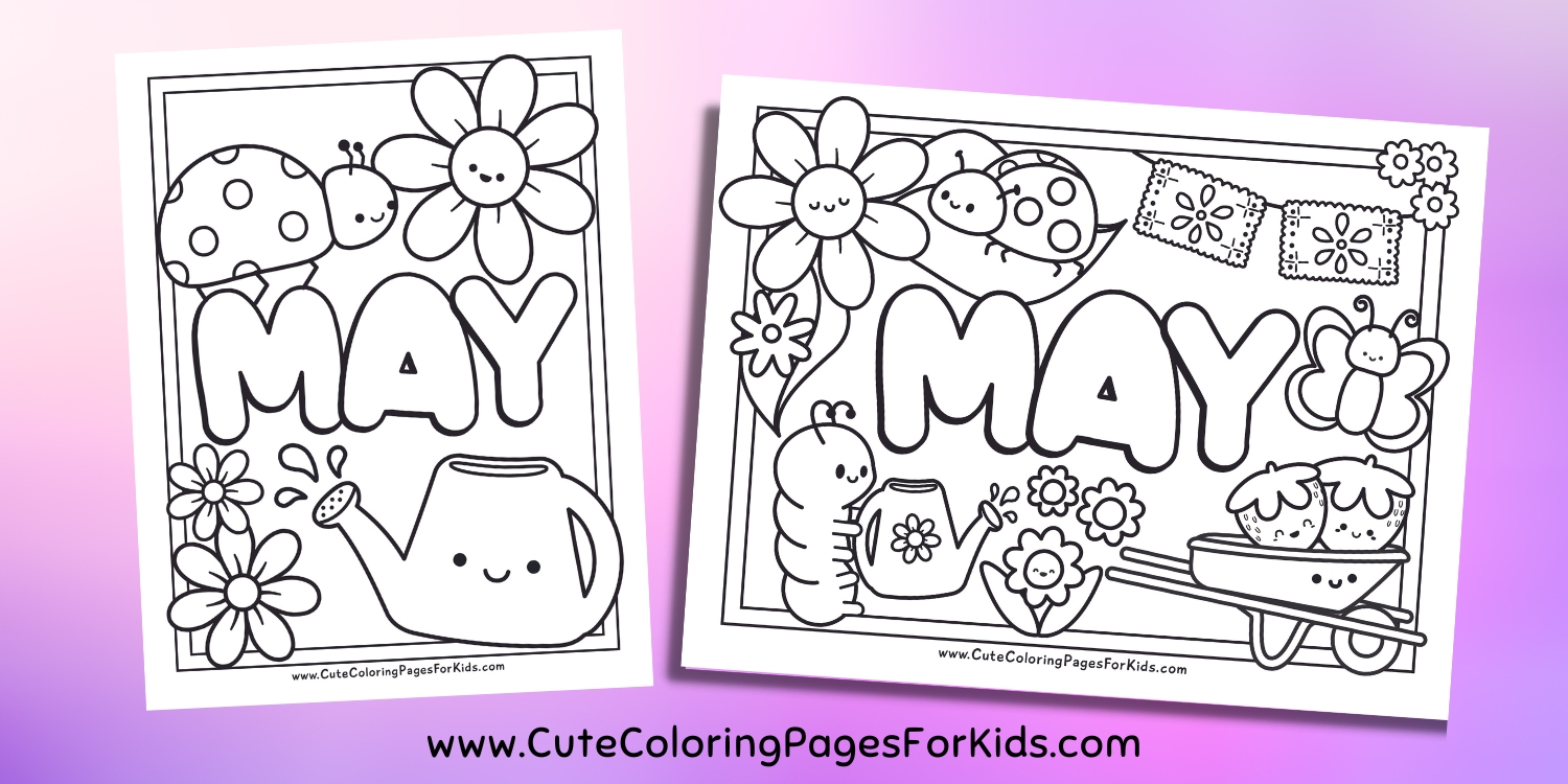 May Coloring Pages - Cute Coloring Pages For Kids