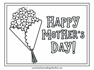 Mother's Day Coloring Pages (19 Free Printables) - Cute Coloring Pages ...