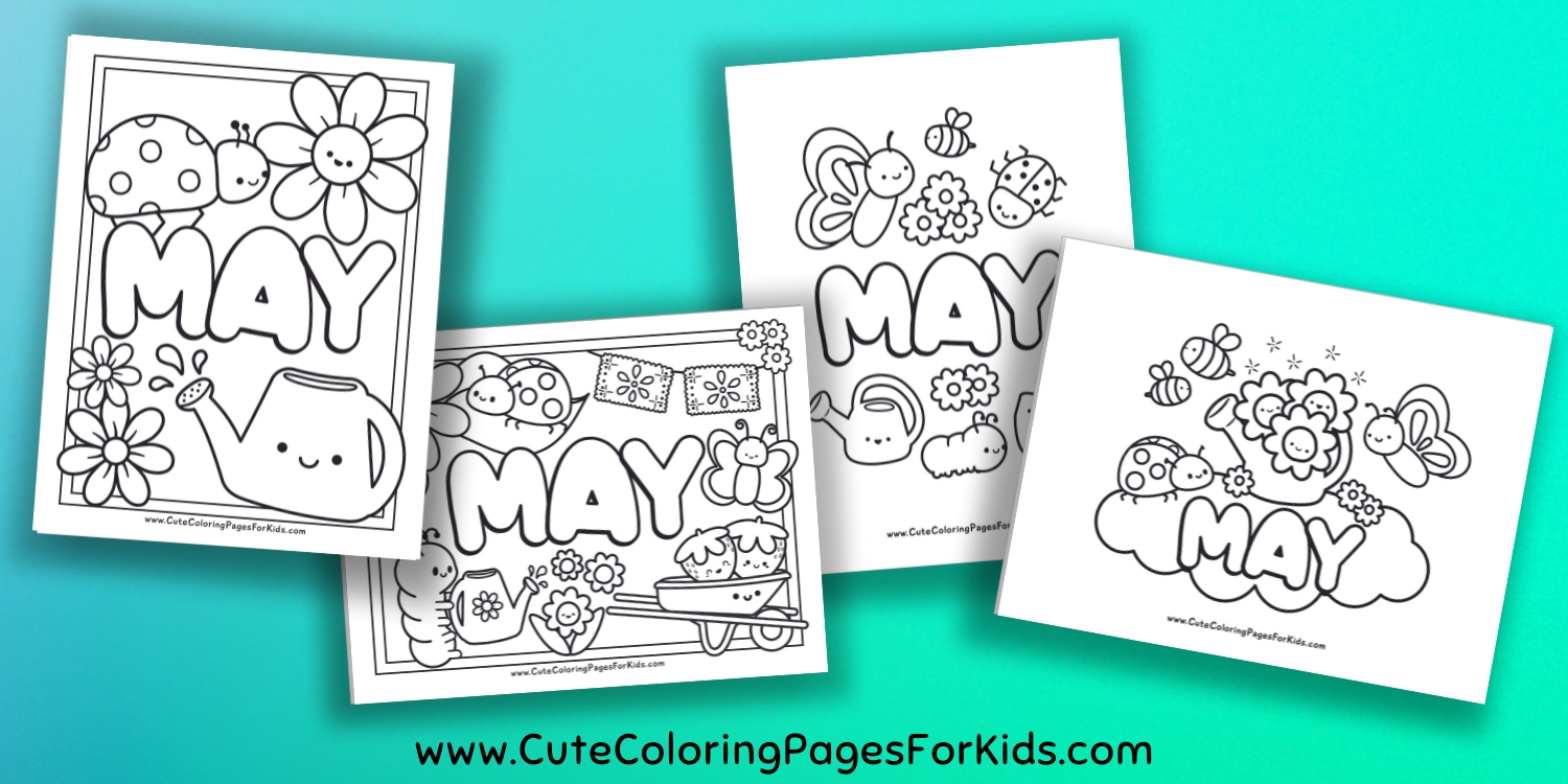 May Coloring Pages - Cute Coloring Pages For Kids