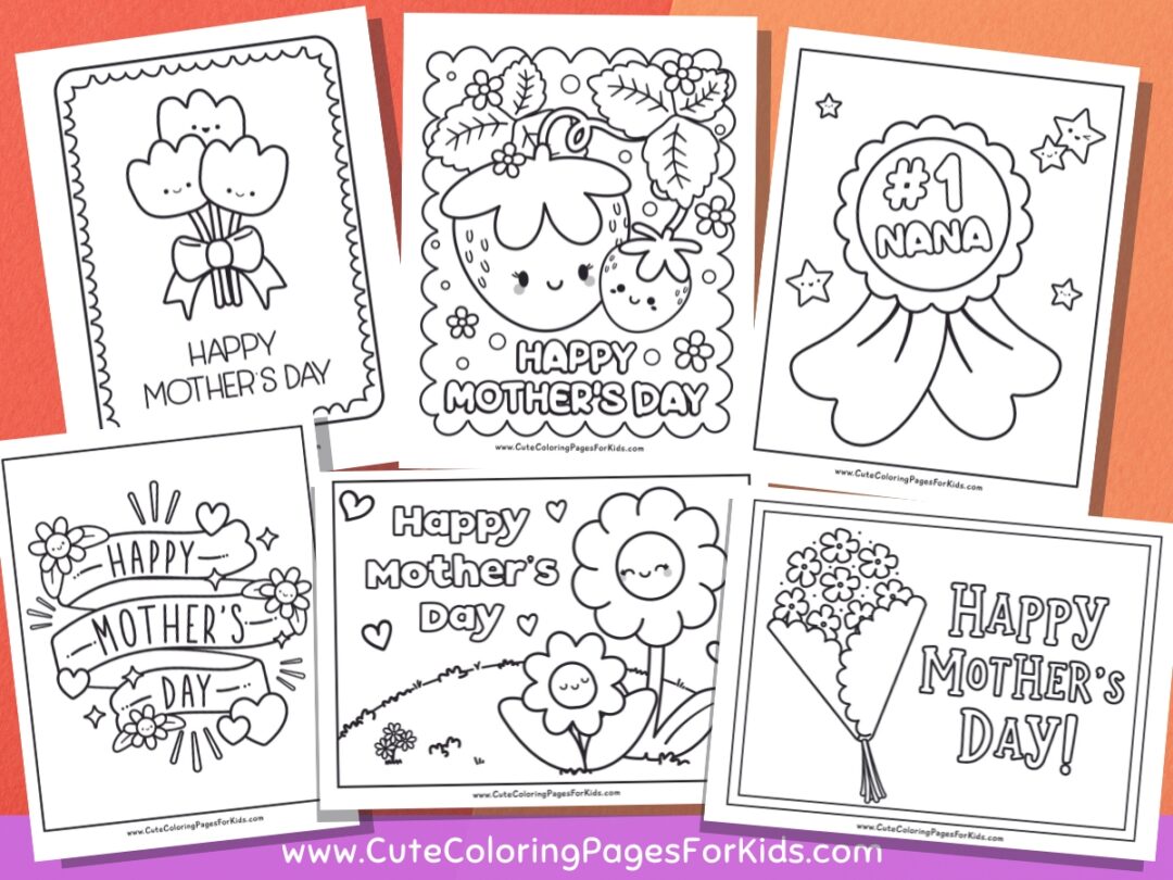 Mother's Day Coloring Pages (19 Free Printables) - Cute Coloring Pages ...