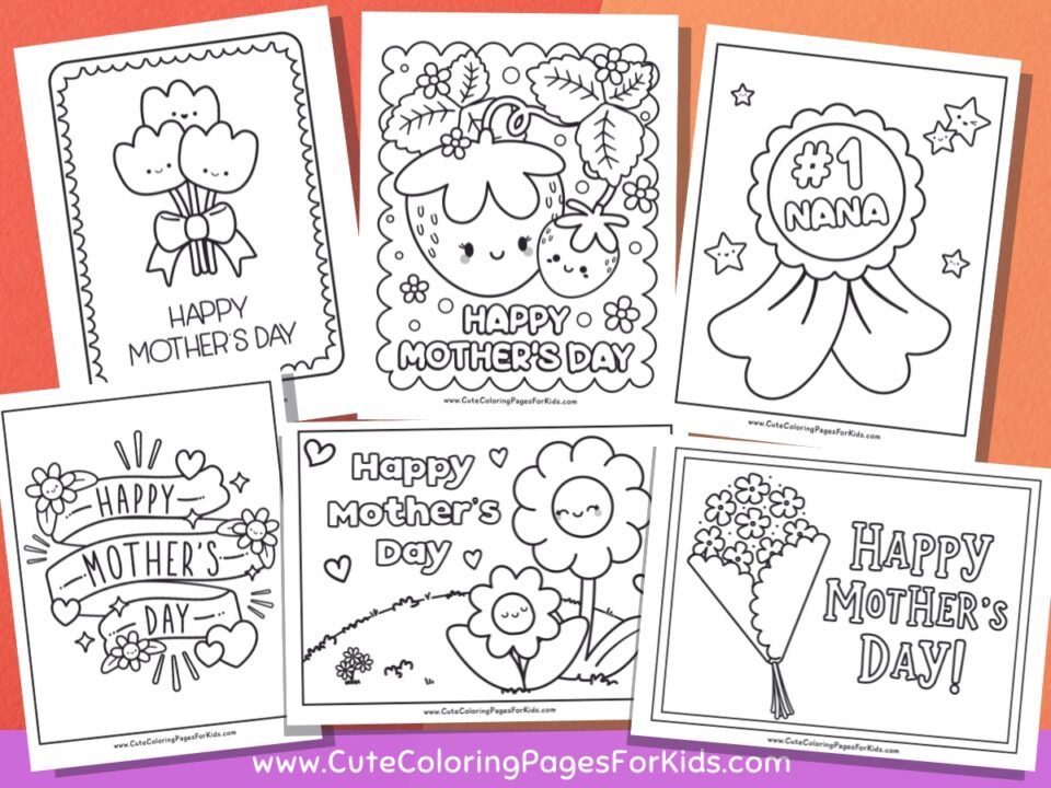 Mother's Day Coloring Pages (19 Free Printables) - Cute Coloring Pages ...