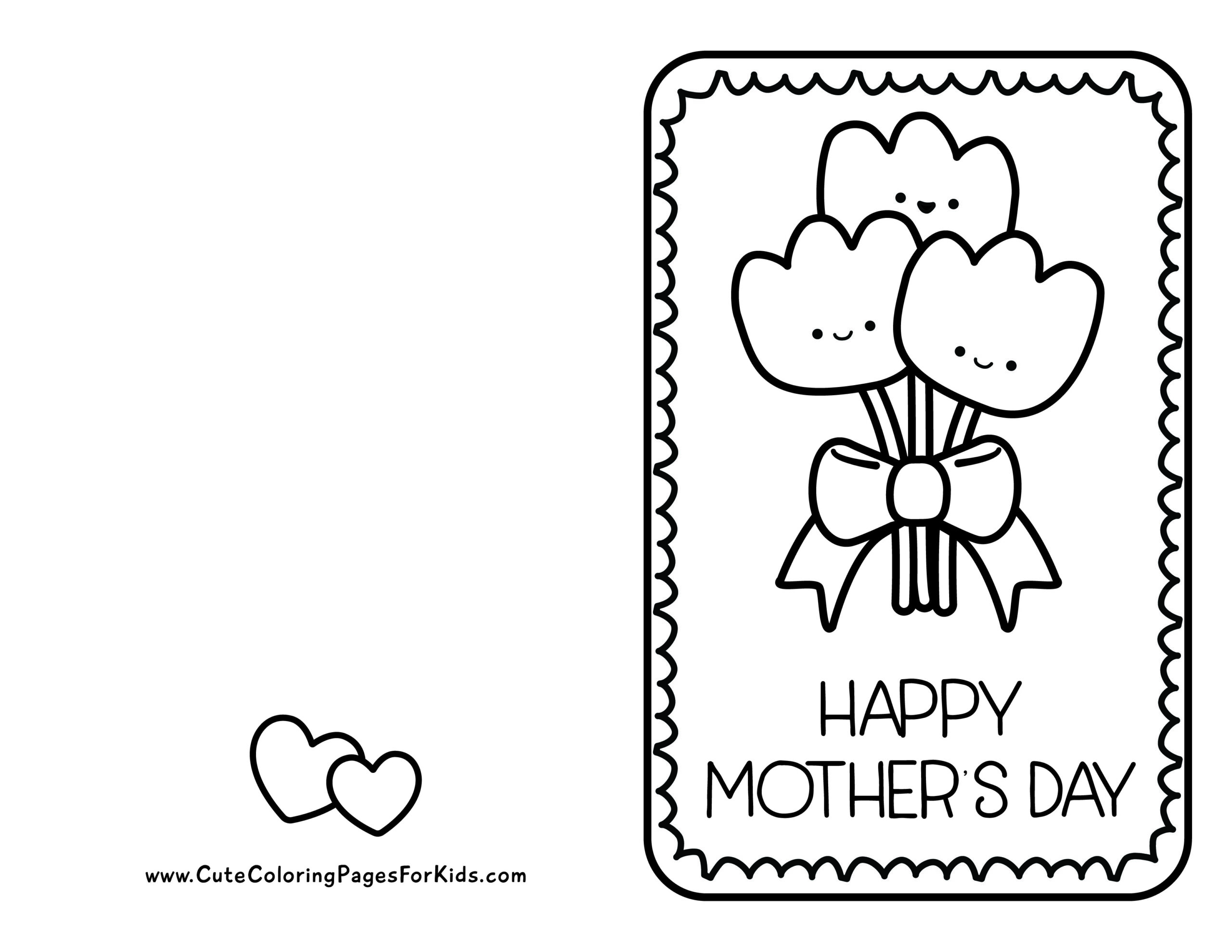 Mother's Day Coloring Pages (19 Free Printables) - Cute Coloring Pages ...