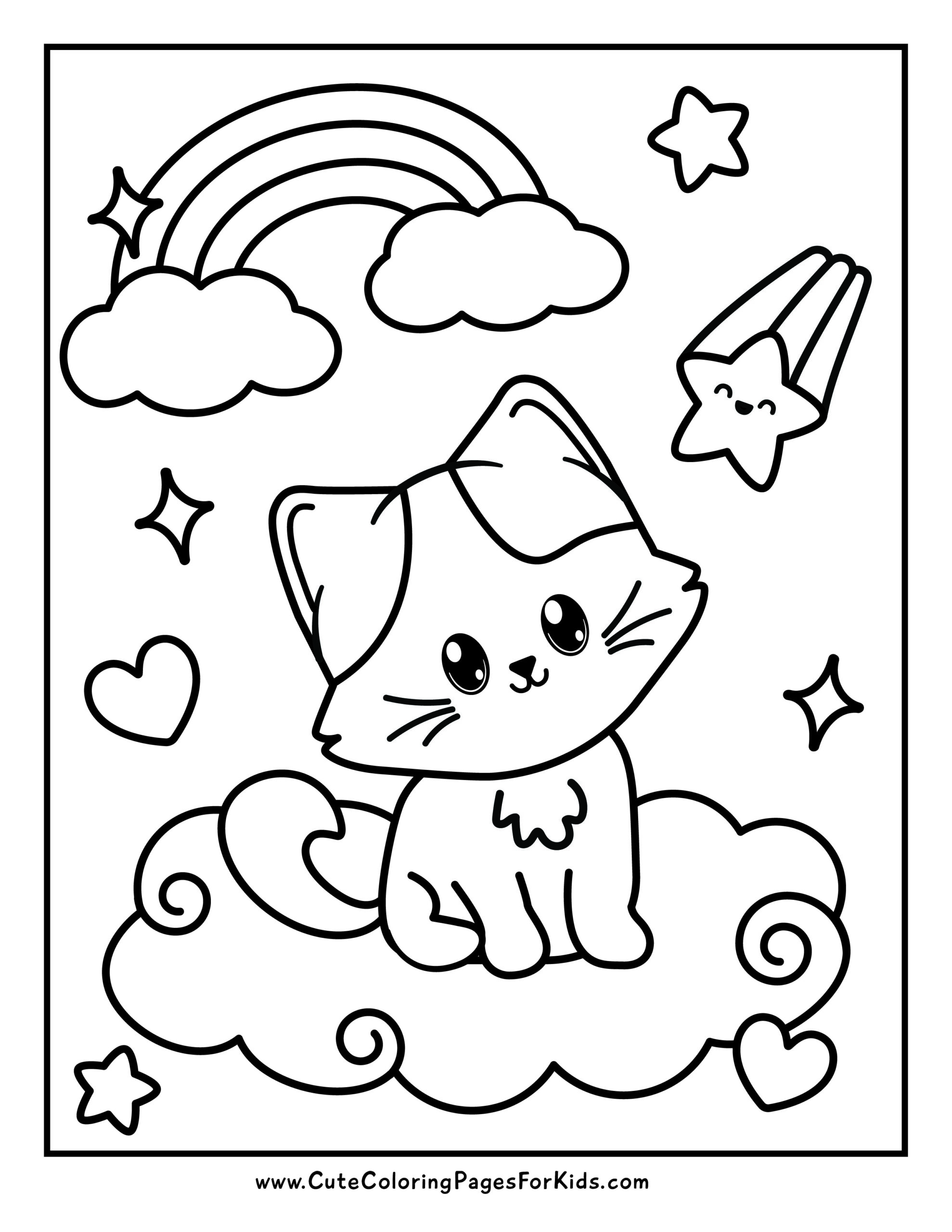 Kitty Cat Coloring Pages 10 Free Printable PDFs Cute Coloring Pages Kitty Cat Coloring Pages 10 Free Printable PDFs Cute Coloring Pages