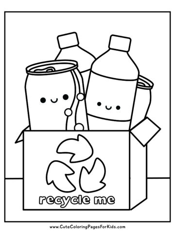 Earth Day Coloring Pages (Free Printable PDFs) - Cute Coloring Pages ...