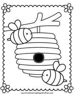 Insect Coloring Pages (12 Cute Bug Pictures to Color) - Cute Coloring ...