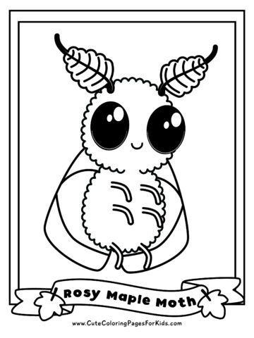 Insect Coloring Pages (12 Cute Bug Pictures to Color) - Cute Coloring ...