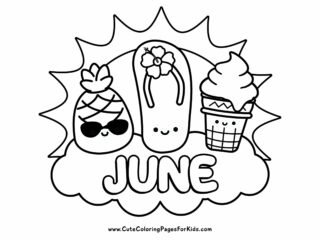 June Coloring Pages - Cute Coloring Pages For Kids