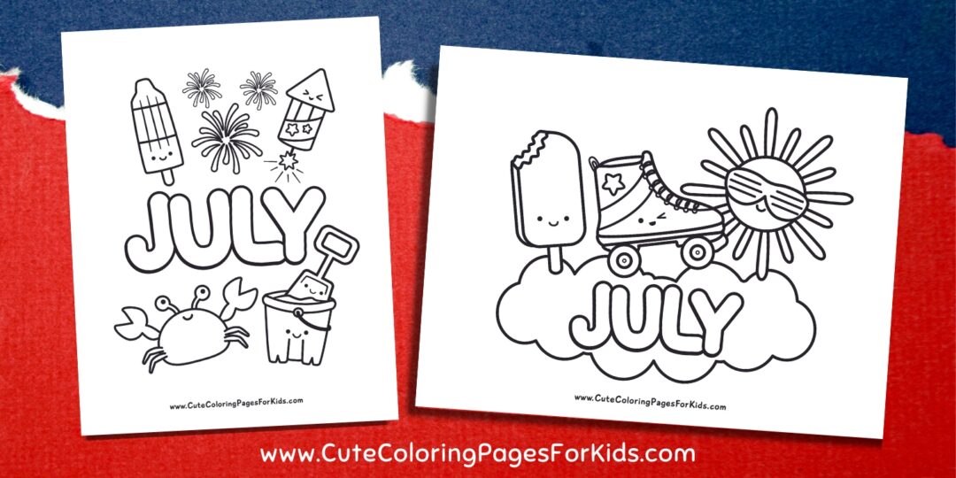 July Coloring Pages - Cute Coloring Pages For Kids