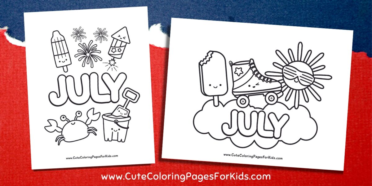 July Coloring Pages - Cute Coloring Pages For Kids