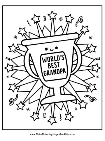 Father's Day Coloring Pages - Cute Coloring Pages For Kids