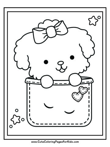 8 Puppy Dog Coloring Pages (Free PDF Printables) - Cute Coloring Pages ...