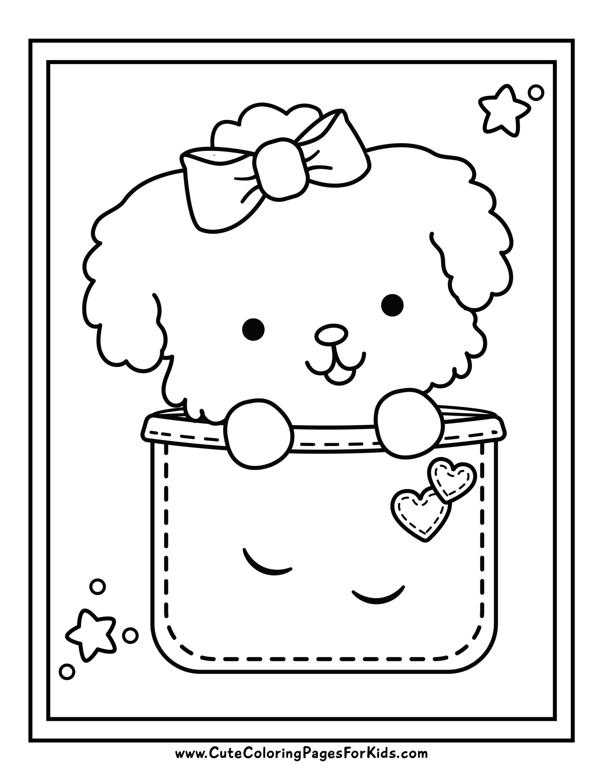 8 Puppy Dog Coloring Pages (Free PDF Printables) - Cute Coloring Pages ...