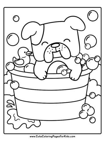 8 Puppy Dog Coloring Pages (Free PDF Printables) - Cute Coloring Pages ...