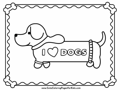 8 Puppy Dog Coloring Pages (Free PDF Printables) - Cute Coloring Pages ...