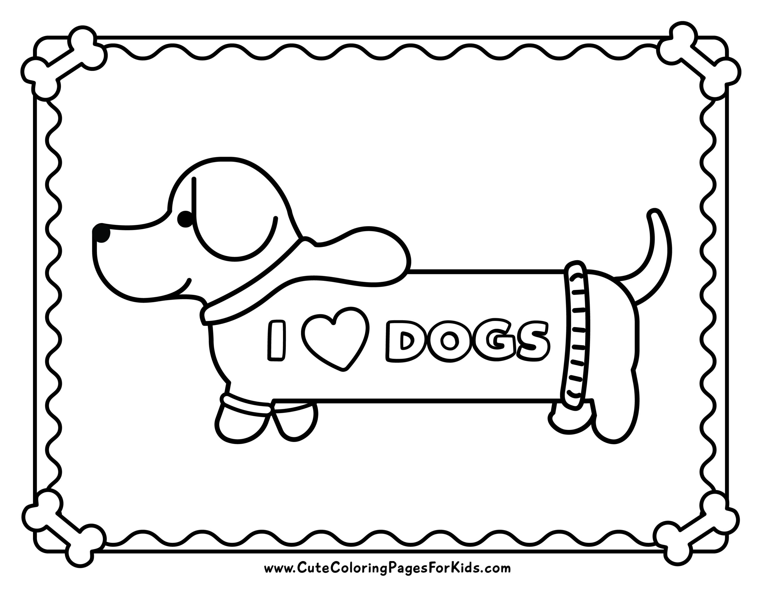 8 Puppy Dog Coloring Pages (Free PDF Printables) - Cute Coloring Pages ...