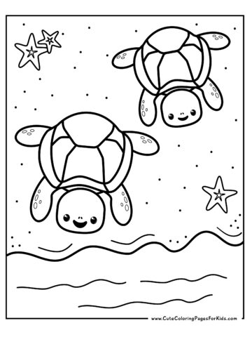 9 Beach Coloring Pages (Free Printable PDFs) - Cute Coloring Pages For Kids