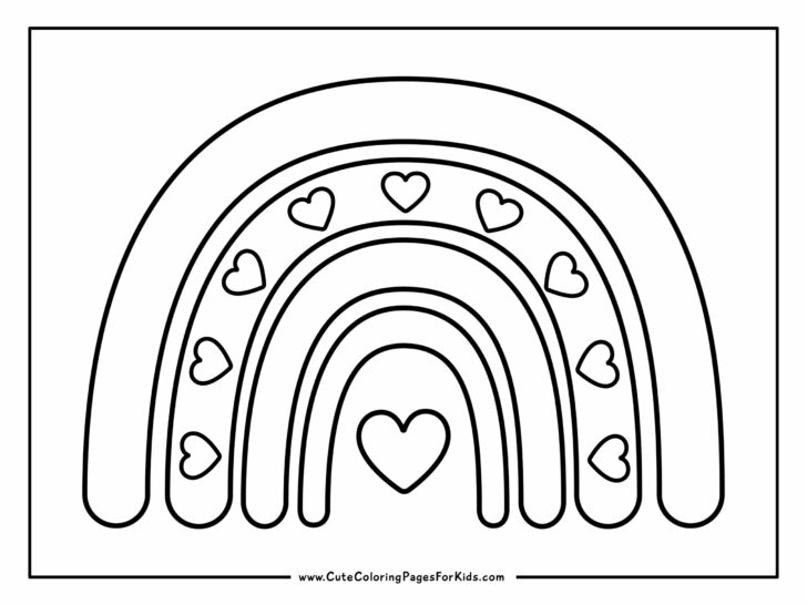 17 Rainbow Coloring Pages (Free Printable PDFs) - Cute Coloring Pages ...