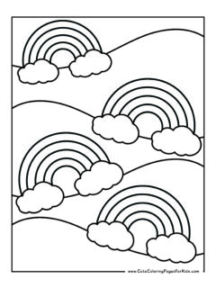17 Rainbow Coloring Pages (Free Printable PDFs) - Cute Coloring Pages ...