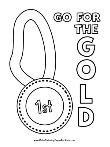 Summer Olympics Coloring Pages: 6 Free Printable PDFs - Cute Coloring ...