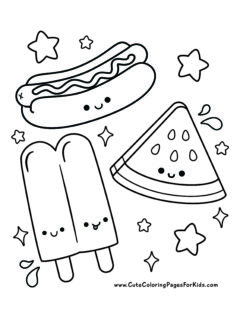 Summer Coloring Pages (10 Free Printable PDF Downloads) - Cute Coloring ...