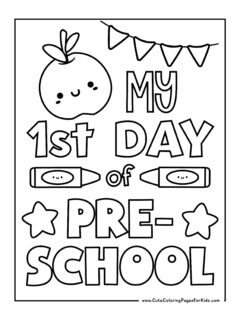 25 Back to School Coloring Pages (Free Printables) - Cute Coloring ...