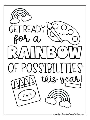 25 Back to School Coloring Pages (Free Printables) - Cute Coloring ...