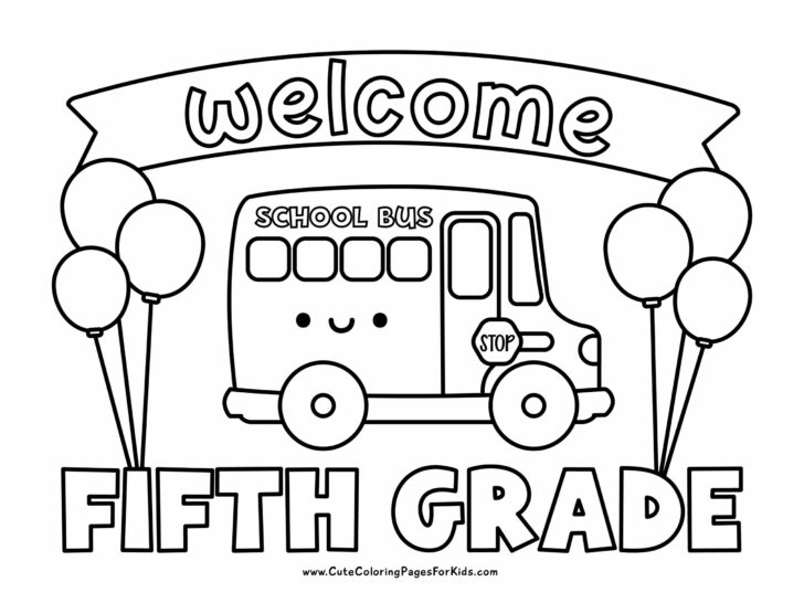 25 Back to School Coloring Pages (Free Printables) - Cute Coloring ...