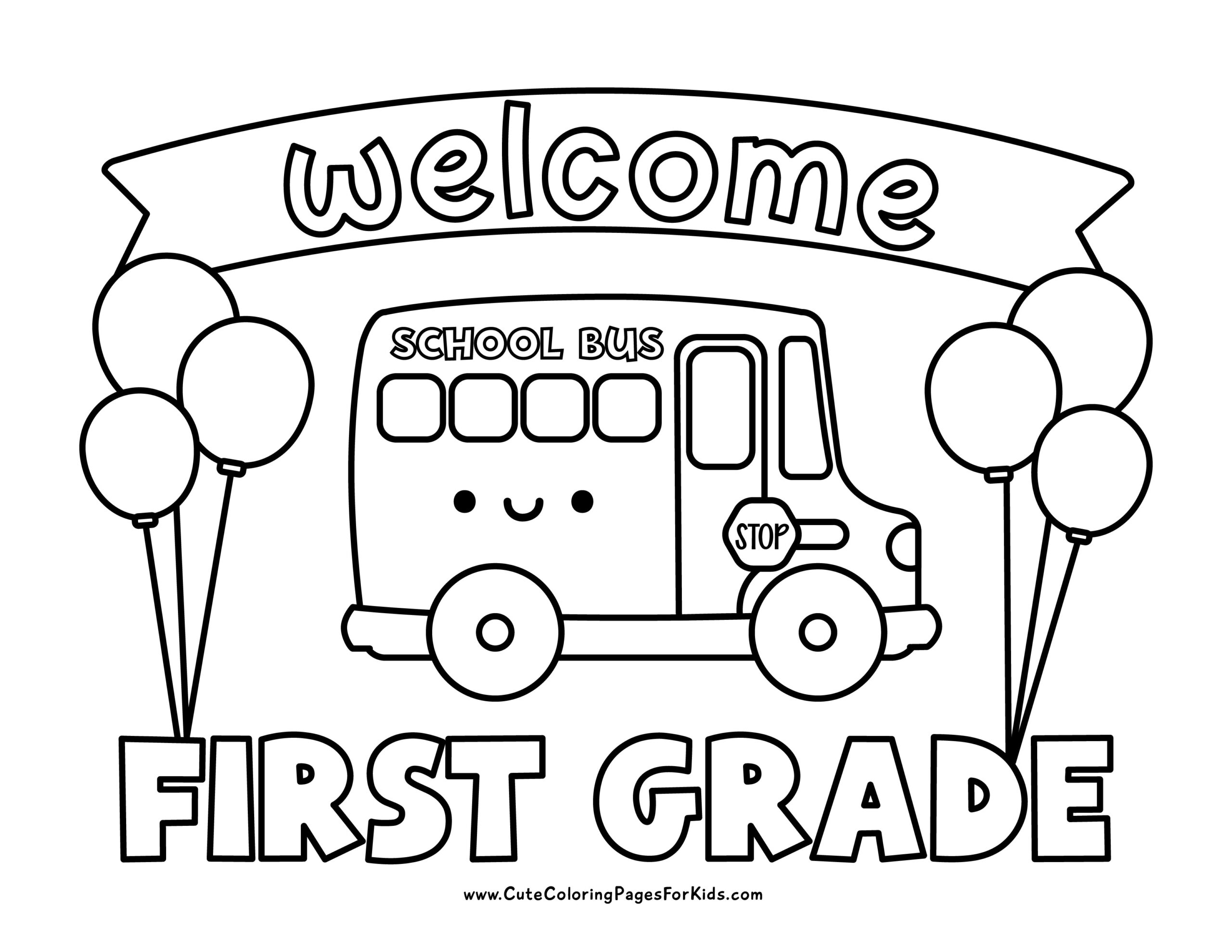 25 Back to School Coloring Pages (Free Printables) - Cute Coloring ...